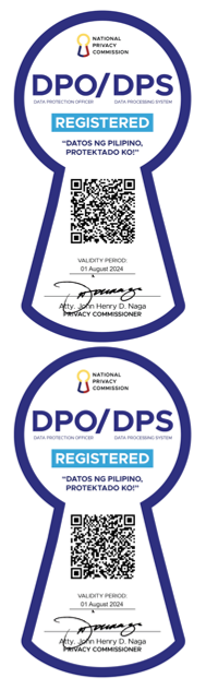 National Privacy Commission Certificate and Seal of Registration