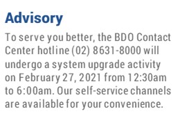Daily Net Asset Value per Unit | BDO Unibank, Inc.